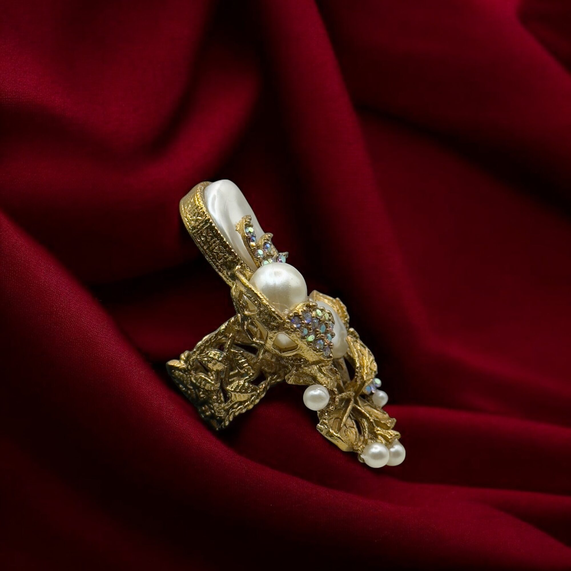 WHITE STONE RING - Mornee Jewellery