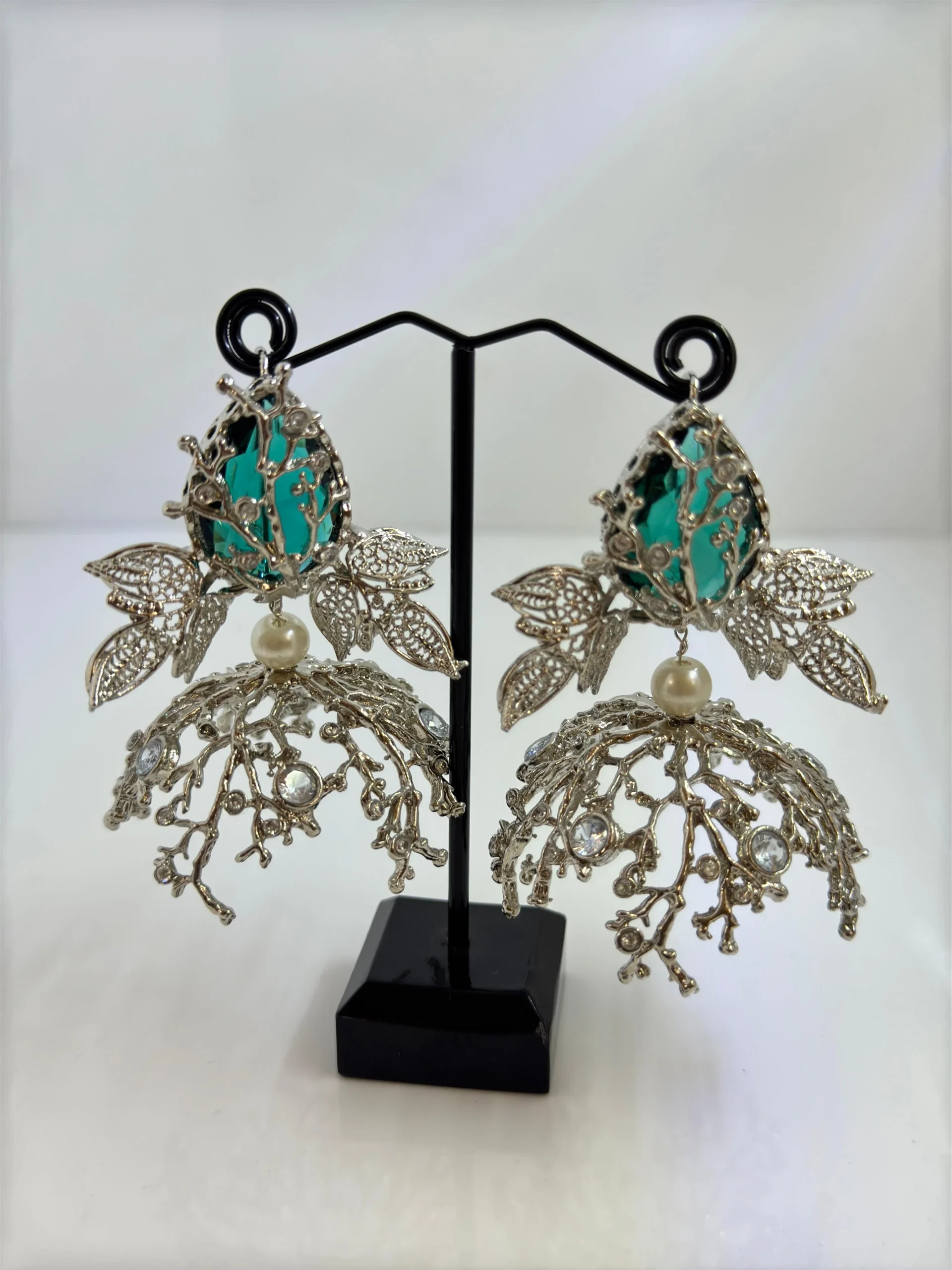 SHAKH GREEN EARRINGS - Mornee Jewellery