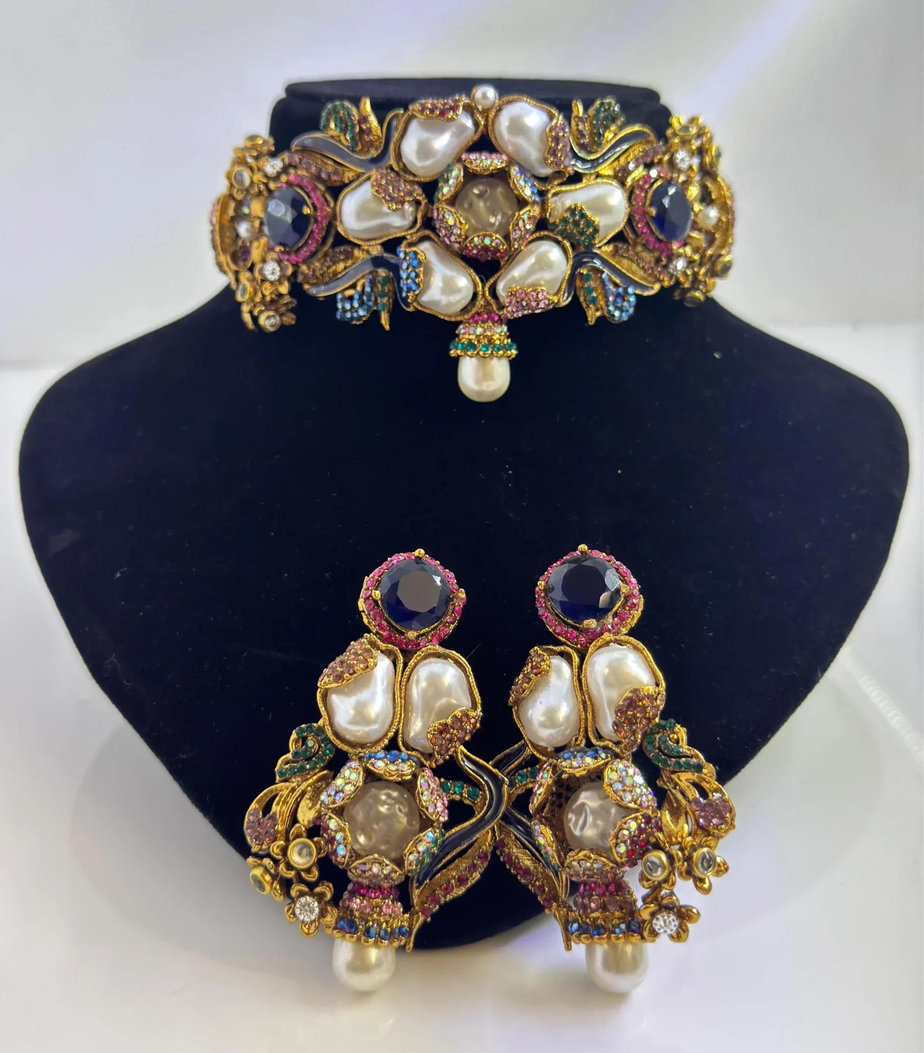 BLUE STONE SET - Mornee Jewellery